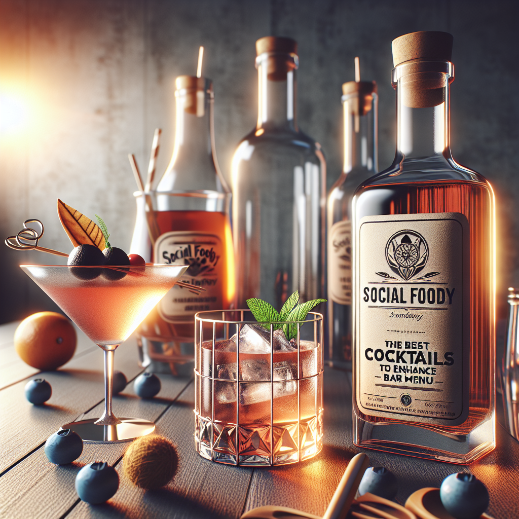 Os Melhores Cocktails para Aprimorar o Menu do seu Bar - Social Foody